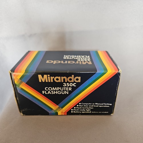 MIRANDA 350-C Computer Electronic Flash Boxed | eBay