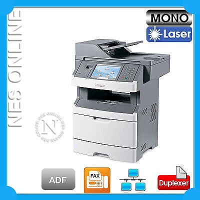 Lexmark X464de 4-in-1 38PPM Mono Laser Printer+Duplexer FREE UPGRADE to ...