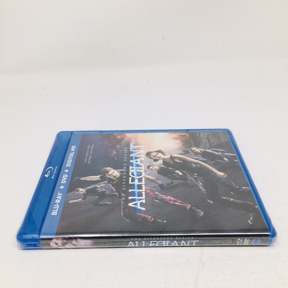 Allegiant (Blu-ray + DVD) The Divergent Series 2016 Dystopian Movie ...
