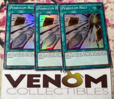 3x (M/NM) - Pendulum Halt - DANE-EN097 - Super Rare - 1st Edition ...