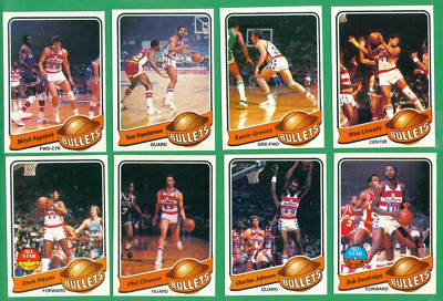 1979-80 TOPPS WASHINGTON BULLETS TEAM SET NM NBA CHAMPS HAYES UNSELD | eBay