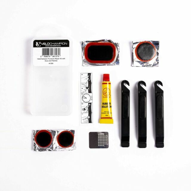 VELOCHAMPION Bike Puncture Repair Kit, 11 Pieces for sale online | eBay UK