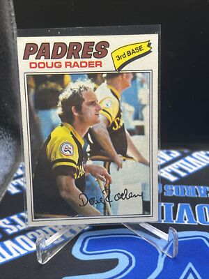 1977 Topps Baseball Doug Rader Card #9 San Diego Padres EX++ | eBay