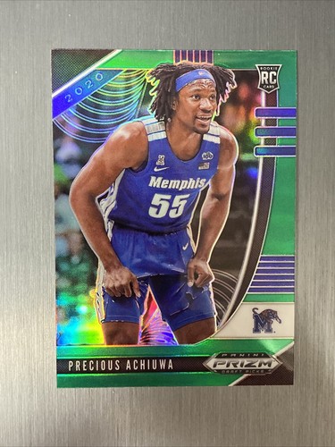 2020 Panini Prizm Draft Picks PRECIOUS ACHIUWA RC #48 GREEN PRIZM ...