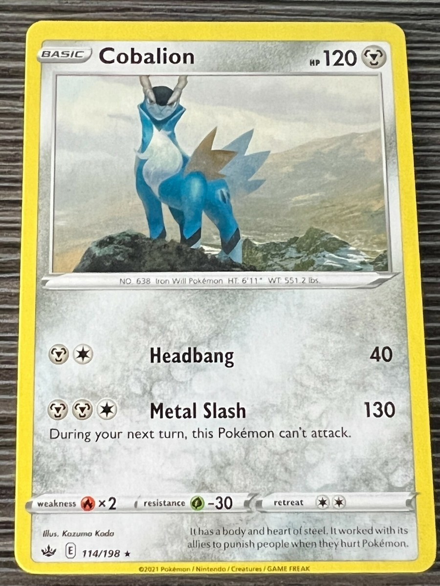 Cobalion Pokemon Card