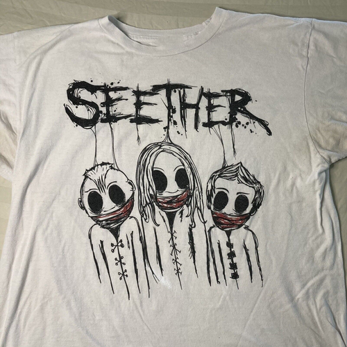 New SEETHER Band Collection Gift For Fan S to 5XL White T-shirt | eBay