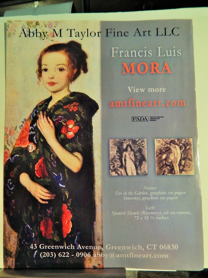 THEODORE LAMBERT / FRANCIS LUIS MORA ART PIECES VTG ORIG 2009-2 ...
