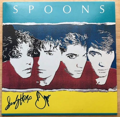 SPOONS SIGNED TALKBACK VINYL RECORD ALBUM! GORDON DEPPE+SANDY HORNE ...