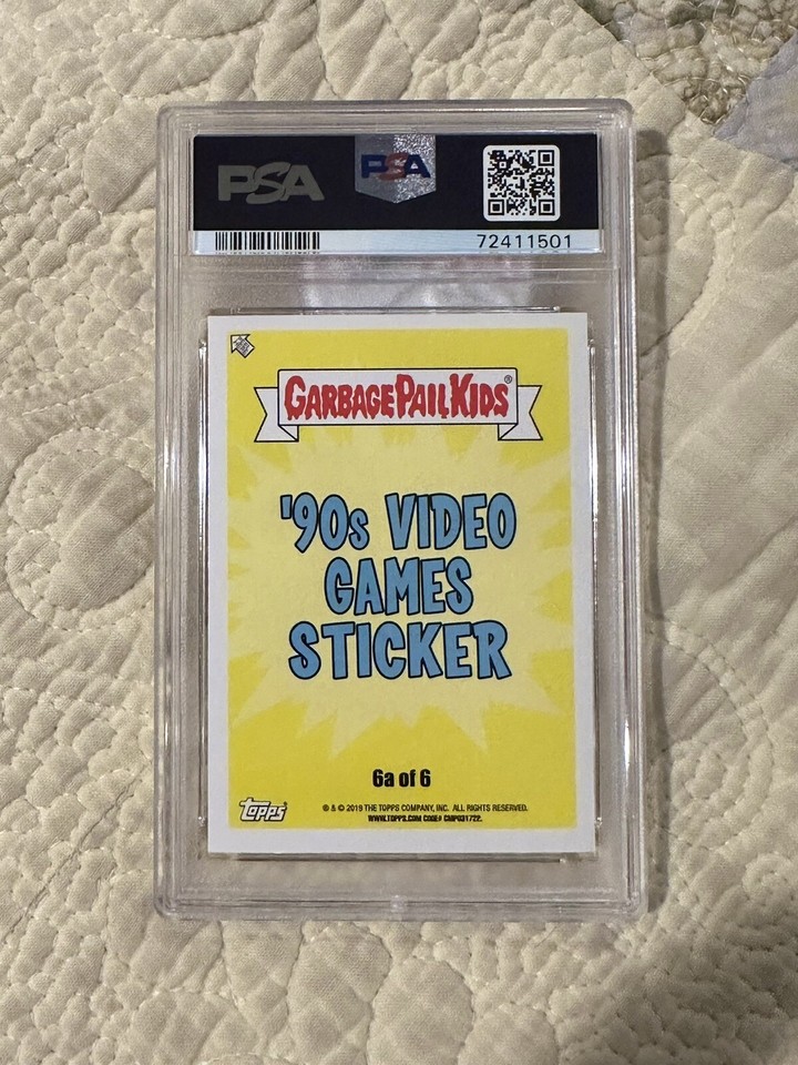 Poke Monroe GPK Pokemon Garbage Pail Kids Phlegm Yellow We Hate the 90 ...