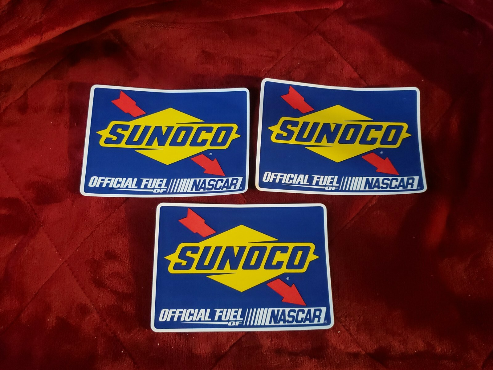 SUNOCO RACING GAS 3 Decals (Stickers) Official Fuel of NASCAR,Toolbox ...