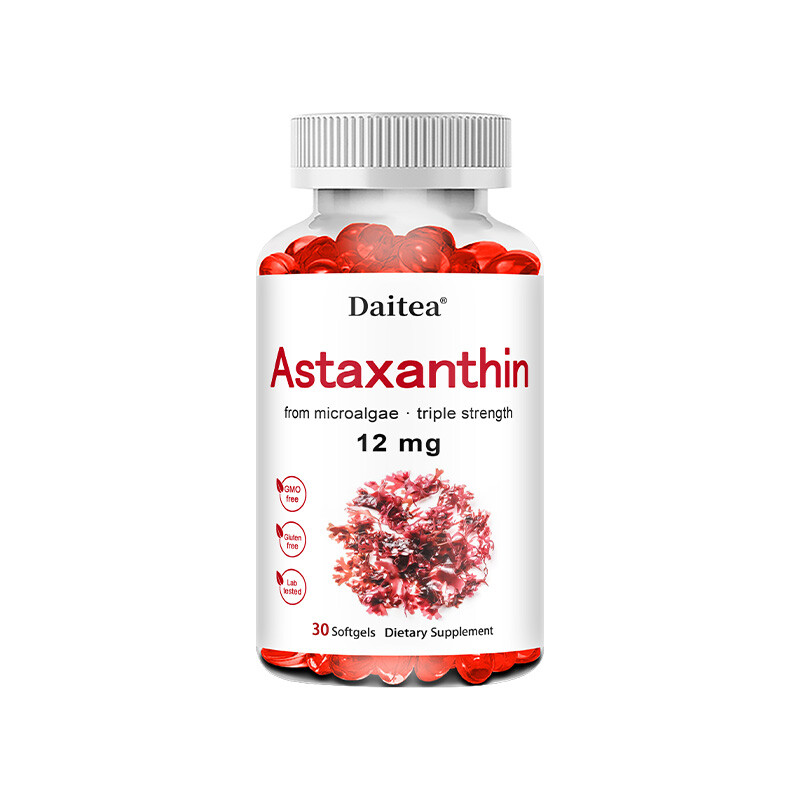 Astaxanthin Capsules 12 mg - Antioxidant, Eye Health. | eBay