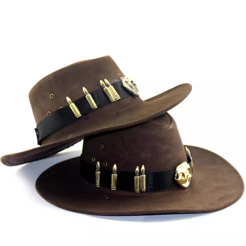 Overwatch Cole Cassidy Hat Cosplay Cowboy Halloween Performance ...