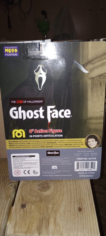 Mego Scream Ghost Face 8" Figure Horror New and the nun valak | eBay