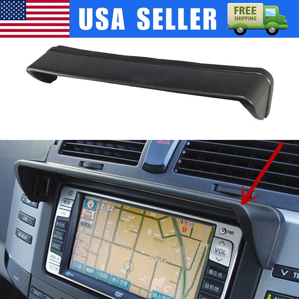 Car GPS Navigation Hood Black Visor Radio Sun Shade Cover Anti-Glare ...
