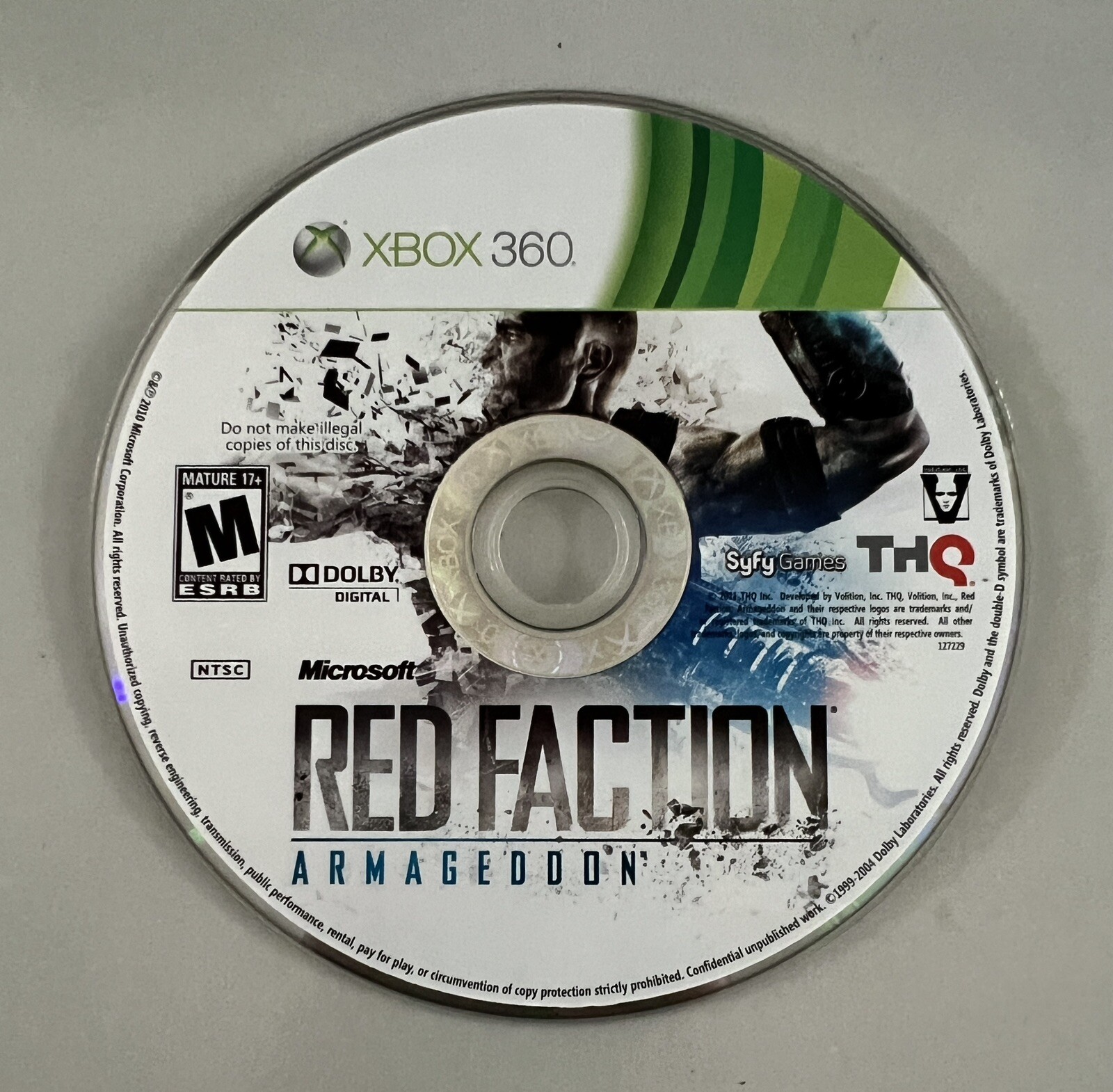Red Faction: Armageddon for Microsoft XBOX 360 DISC ONLY 752919552155 ...