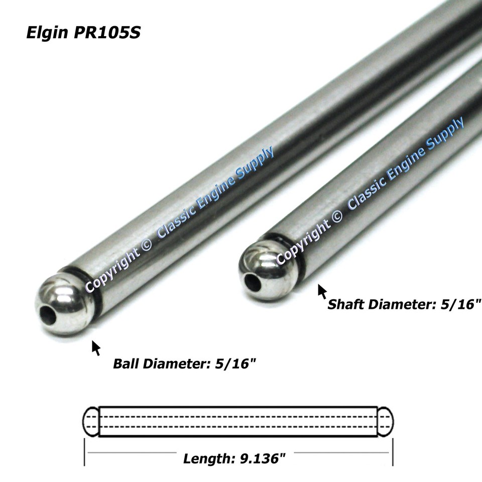 New USA Made Push-Rod Set Fits Most Chevy 348 & 409 V8 Engines | eBay
