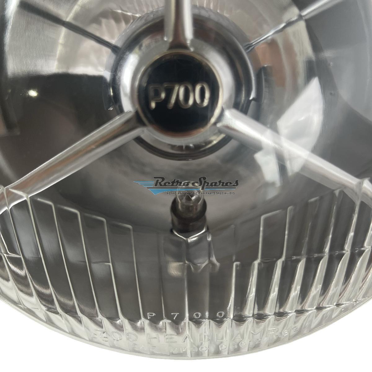 HEADLAMPS LUCAS STYLE P700 TRIPOD H4 HALOGEN 7 INCH PAIR | eBay