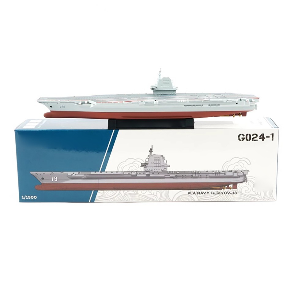 Aircraft Carrier G024-1 Chinese Military Navy Fujian Ship Diecast Model ...