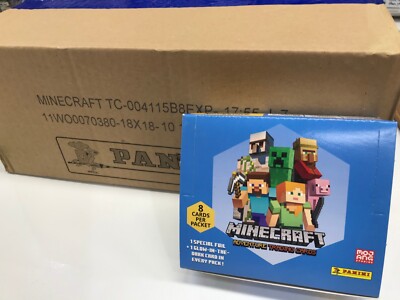 Panini 2020 Mojang Minecraft Adventure Trading Card Game Booster 18-BOX ...