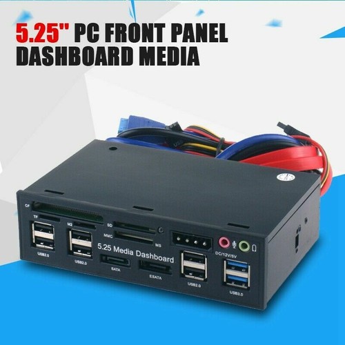 USB 3.0 Desktop Multifunction panel PC Front Panel Hub M2 TF SD MMC MS ...