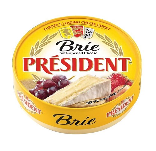 President Brie Soft-Ripened Cheese, 1 - 16 Oz. wheel | eBay