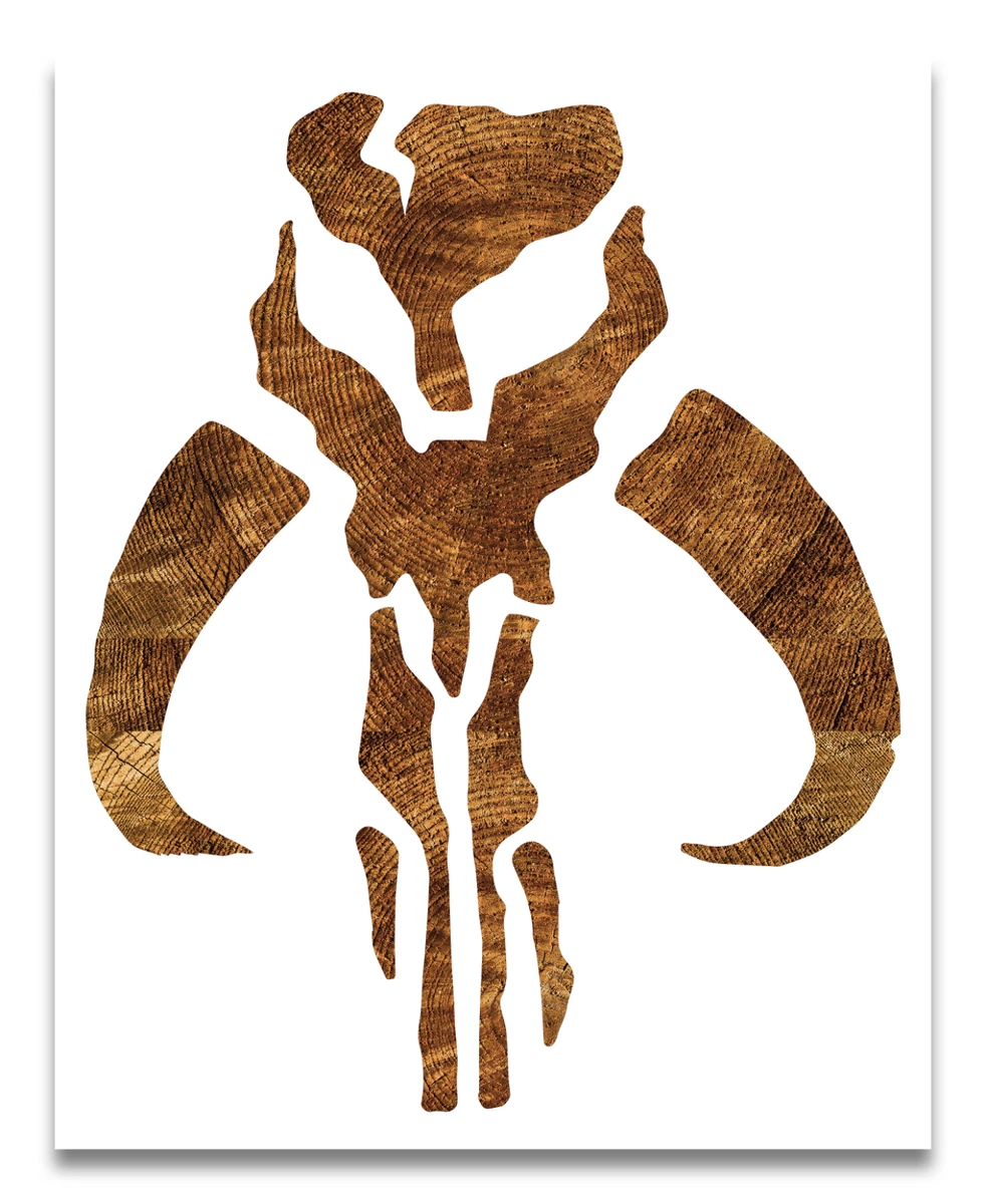 Boba Fett Symbol Stencil