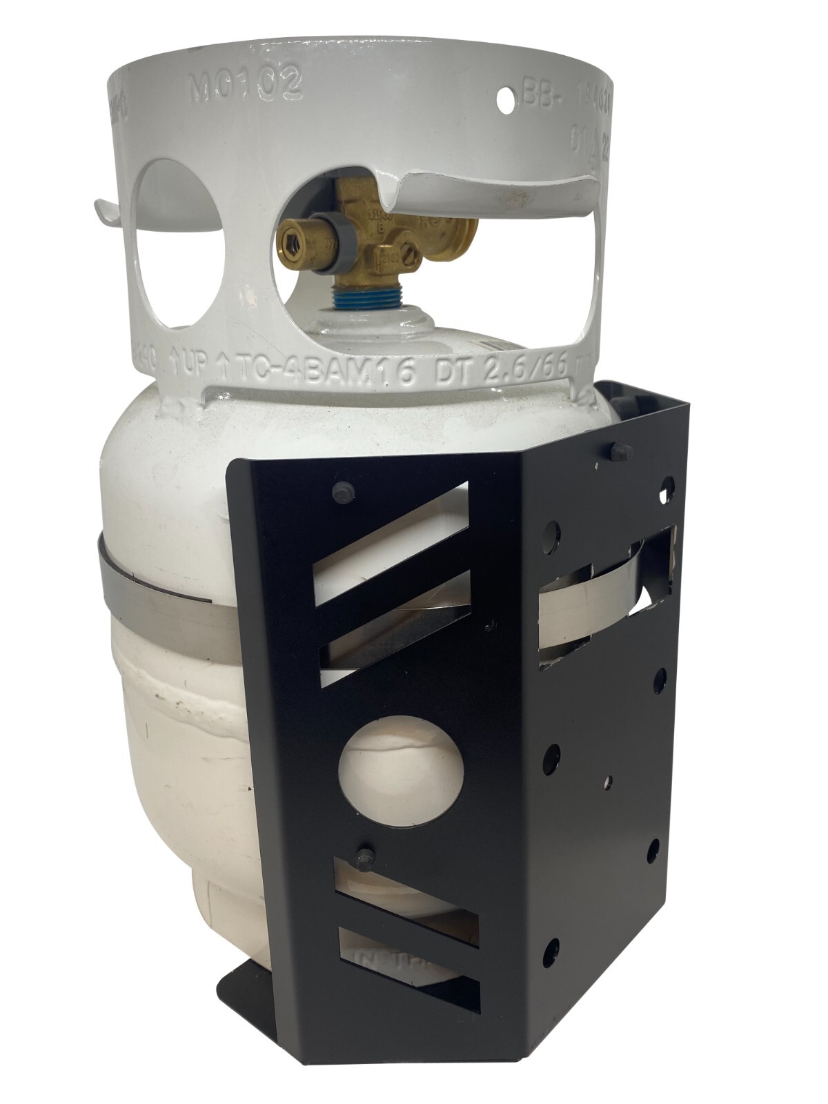 Overland Camping 4x4 5 LB Propane Tank Mount w/ Quick Release T-Bolt ...