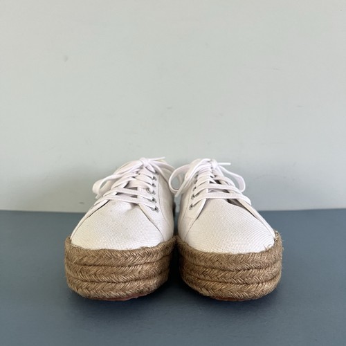Superga 2730 Rope Cotropew Espadrille Platform Sneakers White Canvas ...