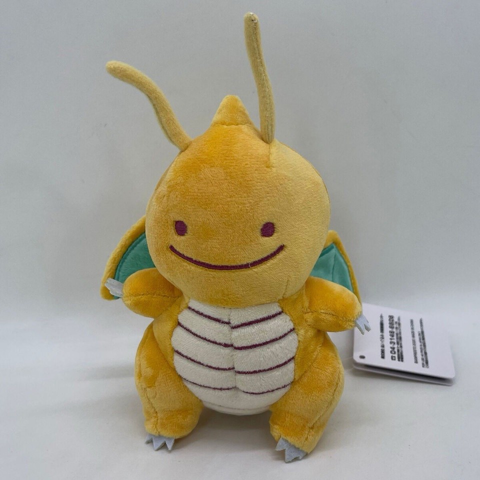 Pokemon Ditto Transformed As Dragonite Plush 6 Inches Brand New With ...
