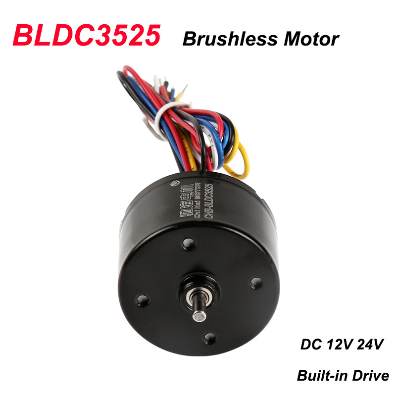 DC Brushless Motor 12V 24V High Speed 3000/6000RPM Reversible ...