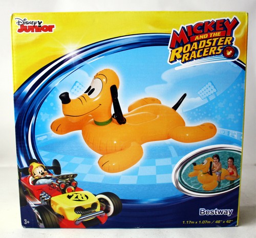 2017 MICKEY AND THE ROADSTER RACERS INFLATABLE PLUTO RIDE ON FLOAT TOY ...