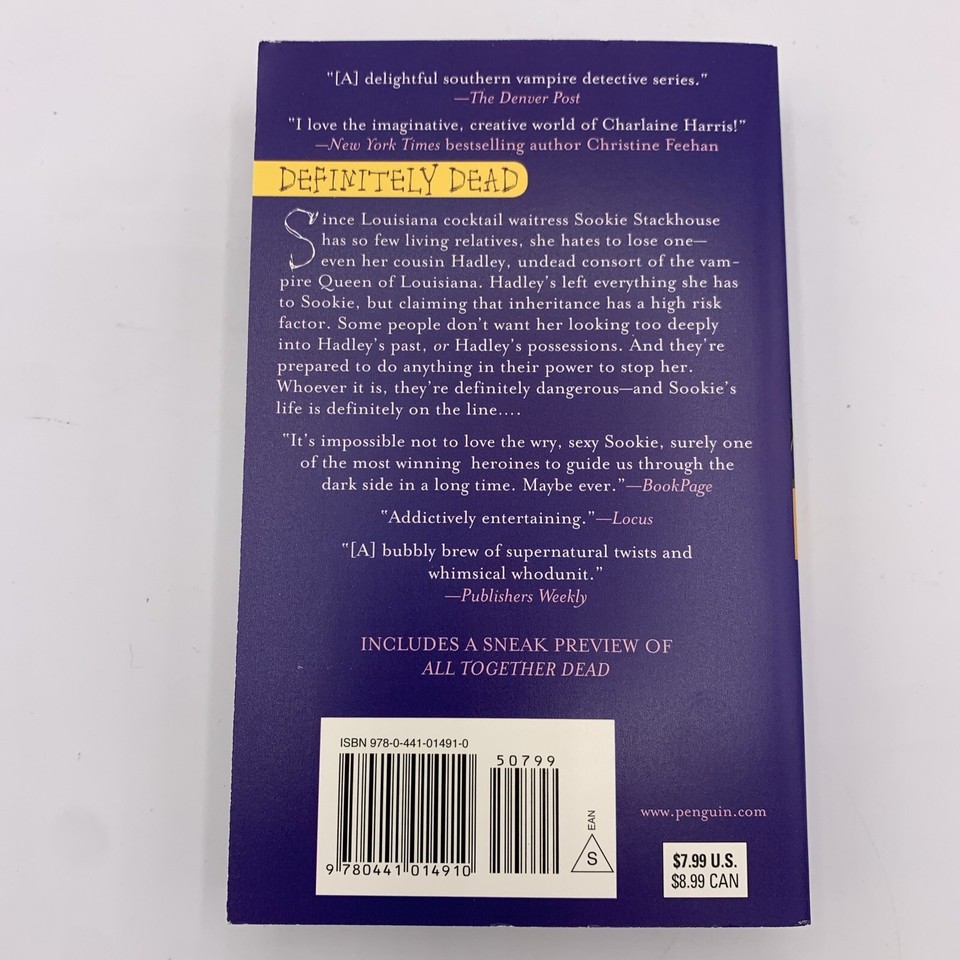 New Definitely Dead by Charlaine Harris Sookie Stackhouse Book 6 True ...