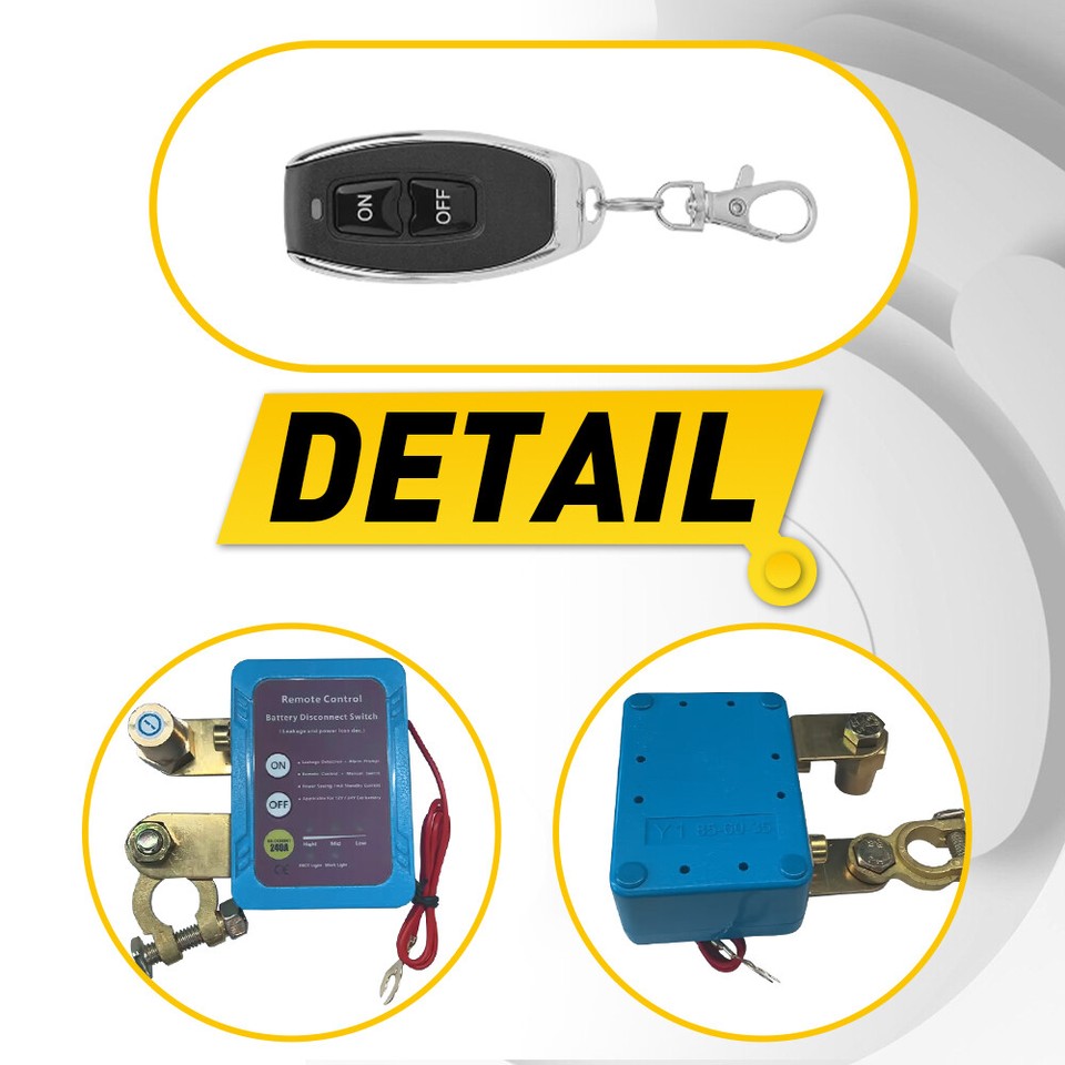 Kill Switch For Car Remote Control Car Battery Disconnect Switch ...