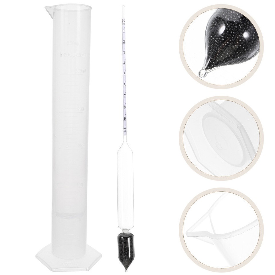 1 Set Maple Syrup Hydrometer Maple Syrup Density Kit Syrup Hydrometer ...