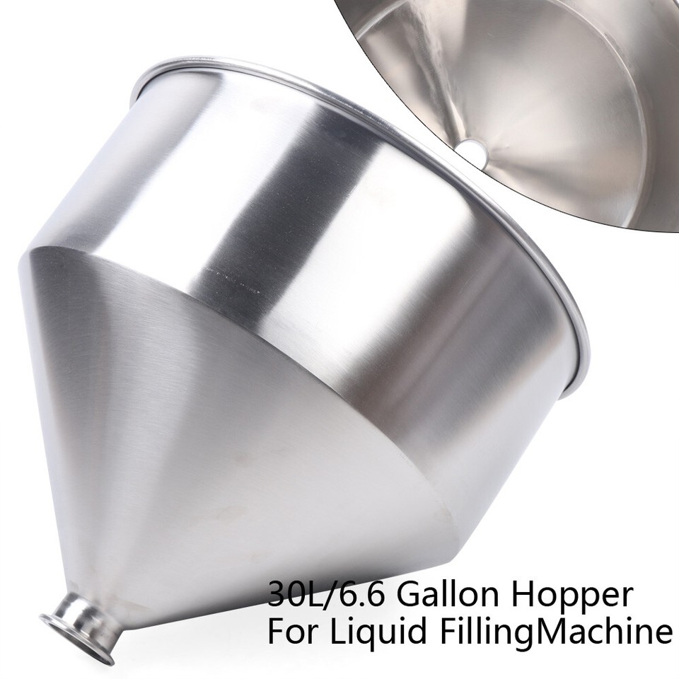 30L Hopper Tank 304 Stainless Steel Hopper for Paste Liquid Filling ...