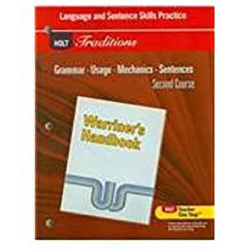 Holt Traditions Warriners Handbook: Language and Sentence Skills P ...