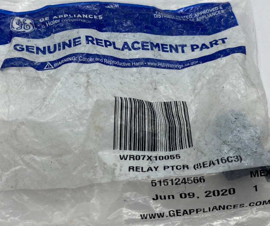New Genuine OEM GE Refrigerator Compressor Relay PTCR (8EA6C3 ...