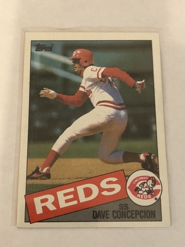 1985 Topps #515 Dave Concepcion Cincinnati Reds NEAR MINT CONDITION | eBay