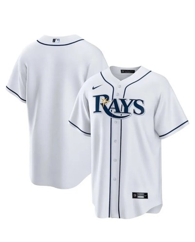 Nike Authentic Tampa Bay Rays MLB Baseball White Home Jersey Men's Sz ...