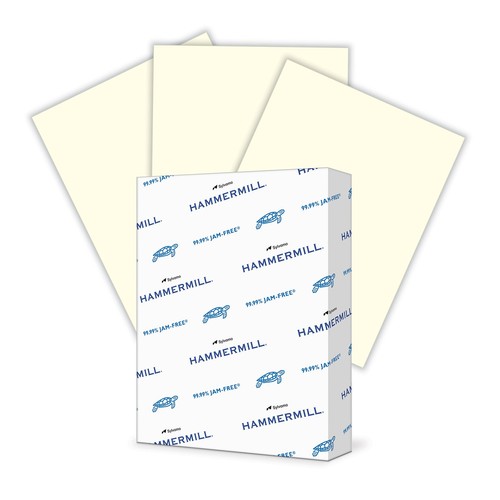 Colored Paper, 20 lb Cream Printer Paper, 8.5 x 11-1 Ream (500 Sheets ...