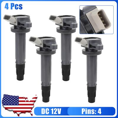 4X Ignition Coil 19070-B1020 for Daihatsu Sirion Terios Copen Materia 1 ...