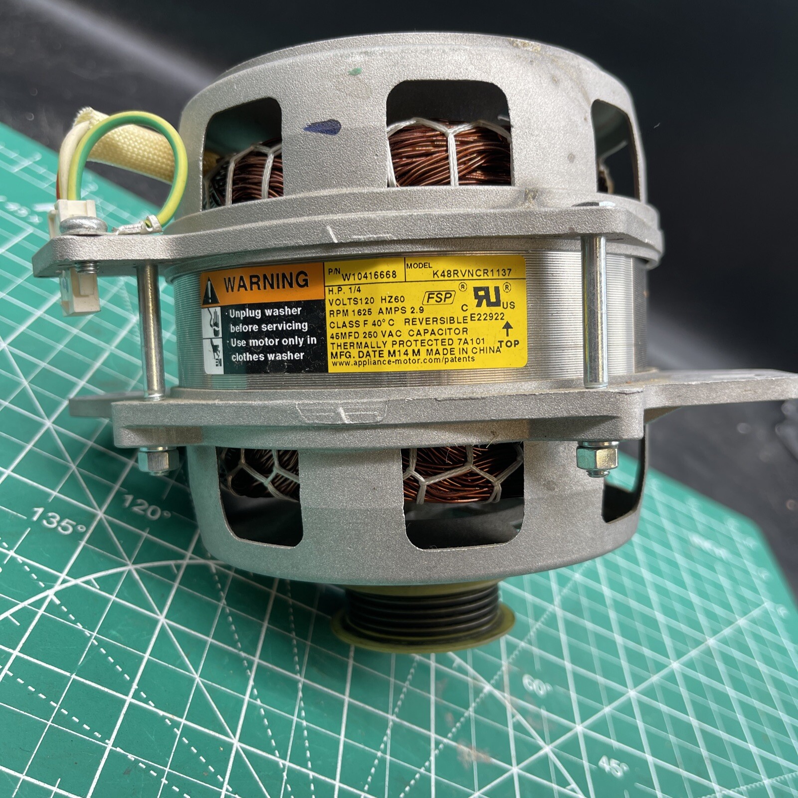 OEM Kenmore Washer Motor W10416654 WPW10677715 W10416668 K48RVNCR1137 ...