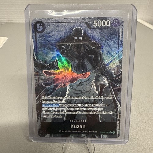 One Piece TCG Kuzan OP10-082 Parallel Royal Blood Super Rare English NM ...