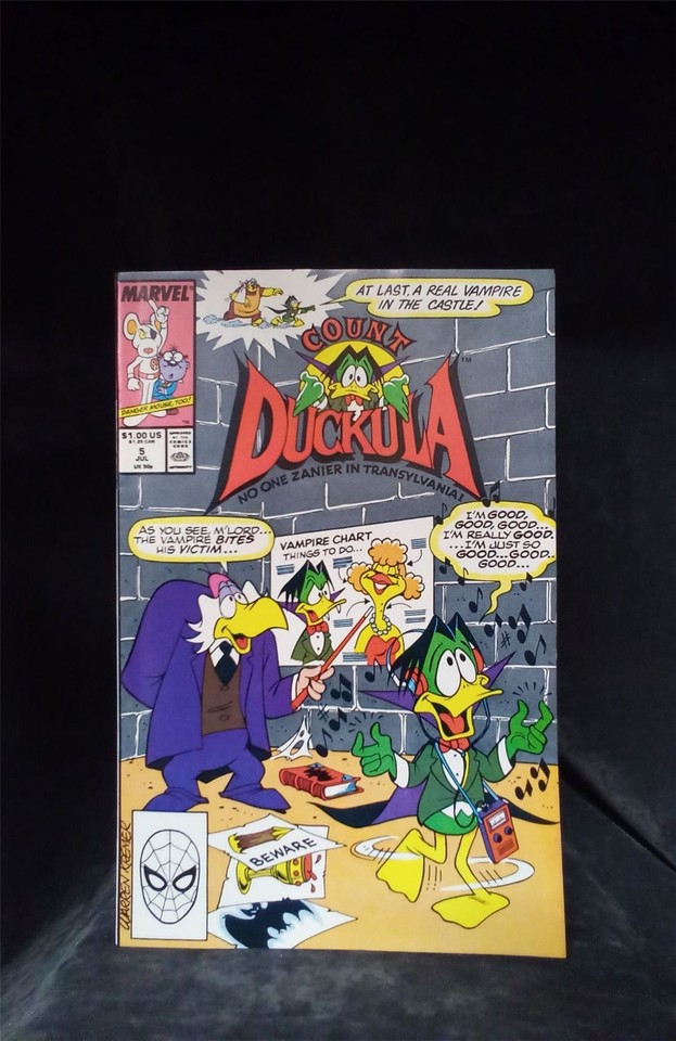 Count Duckula #5 Direct Edition 1989 Marvel Comics Comic Book | eBay