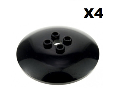Lego ® Lot 4 Disque Parabole Radar 6 x 6 Black Round Dish 45729 NEW | eBay