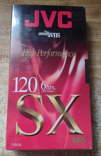 JVC T-120 SX High Performance VHS Blank Tape - Sealed | eBay