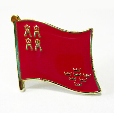 Murcia Spain Lapel Pins National Flag Metal Lapel Pin Flag Pin Brooch ...
