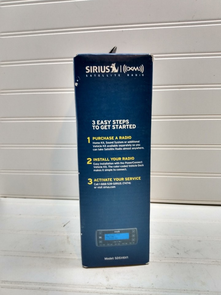 Sirius Starmate 6 Plug & Play Satellite Radio Receiver & Vehicle Kit | eBay