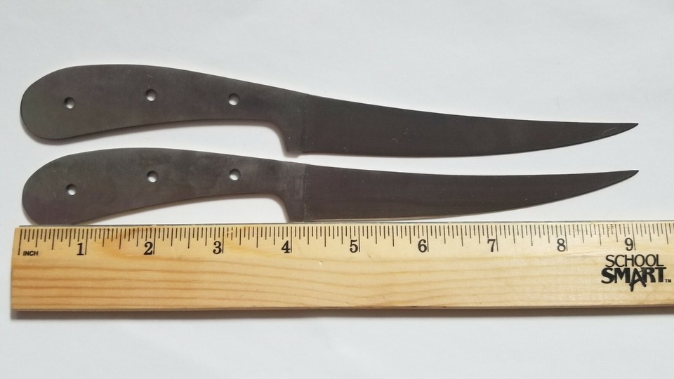 Lot of 2 - "Kodiak" Style Fish Fillet Blade Knife Making Blank ...