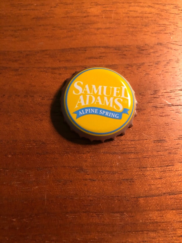 SAM ADAMS Beer Bottle Caps Crowns Collector Craft ALPINE SPRING NICE ...